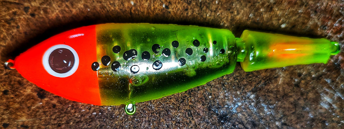 Broken Back Corky - Woodpecker – Steve's Lures