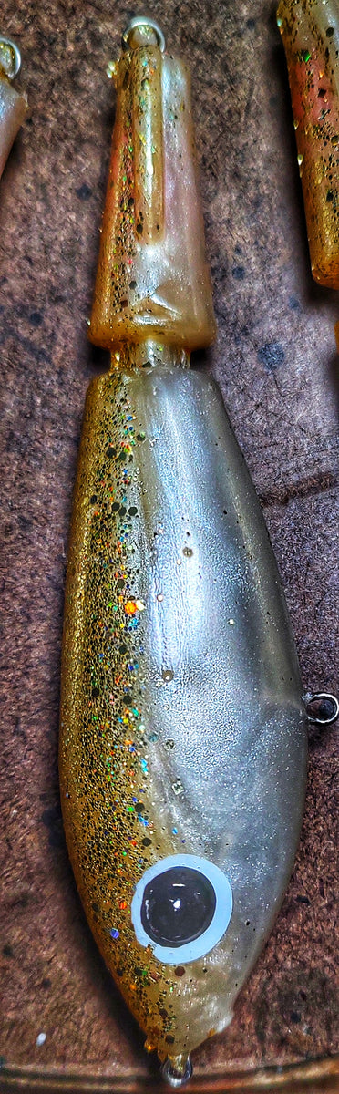 Broken Back Corky - Golden Croaker – Steve's Lures