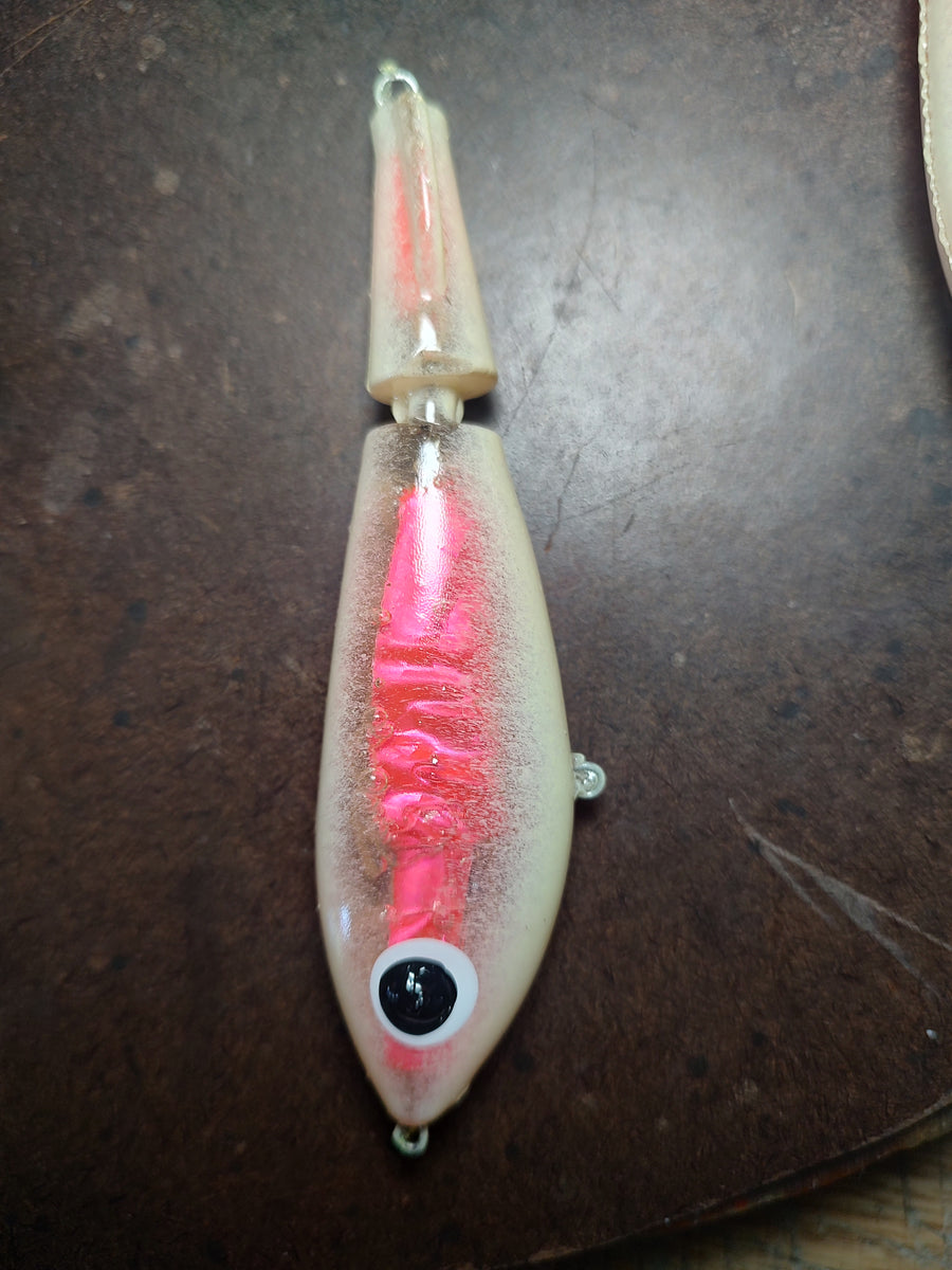 Broken Back Corky - Bone Pink Bone – Steve's Lures