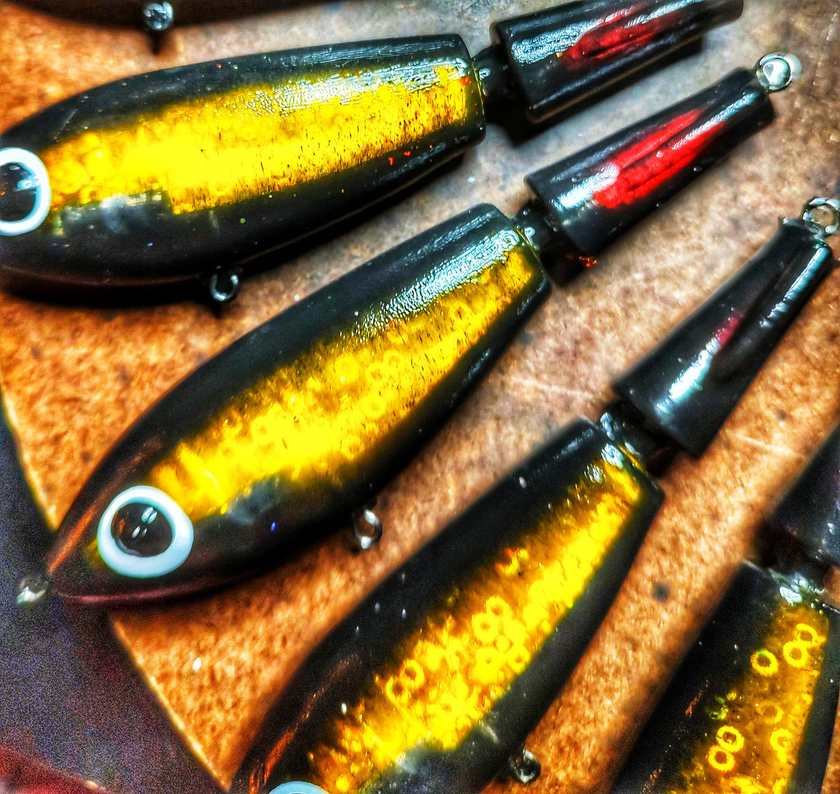 Broken Back Corky- Texas Tea – Steve's Lures