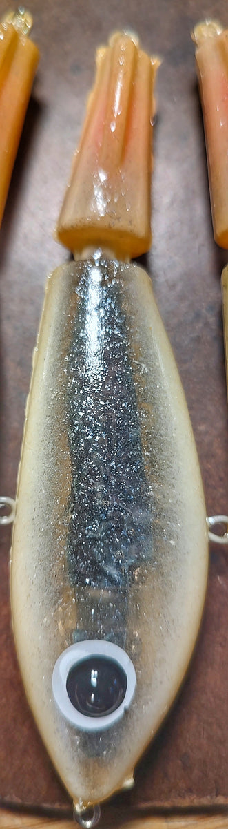 Broken Back Corky- Bone Black Bone – Steve's Lures